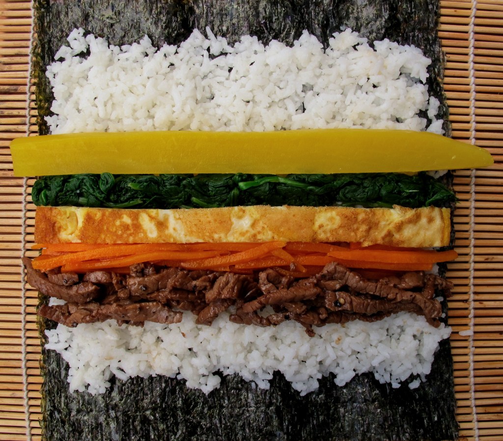 Gimbap 김밥 (Korean Seaweed Rice Rolls) | the muddled pantry